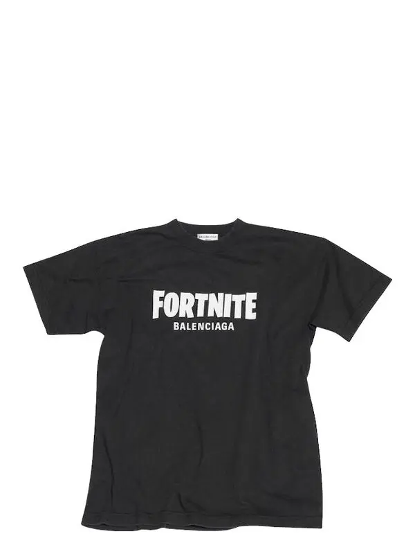 Balenciaga X Fortnite©2021 Medium Fit T-shirt - Black