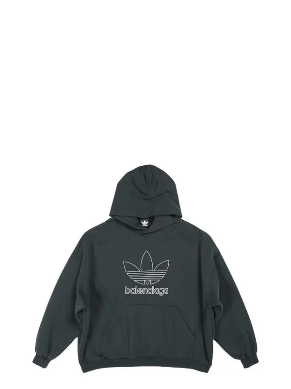 Balenciaga X Adidas Large Fit Hoodie - Green