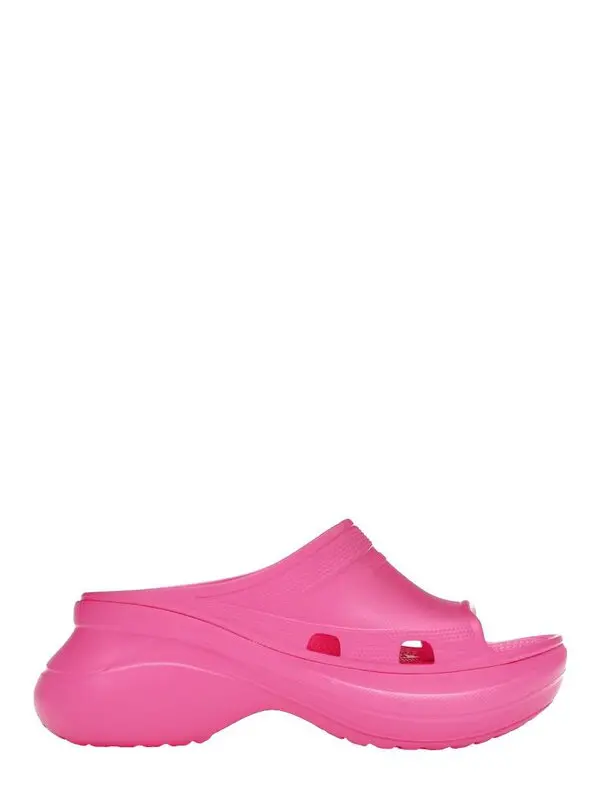 Balenciaga X Crocs Pool Slide Sandals - Pink