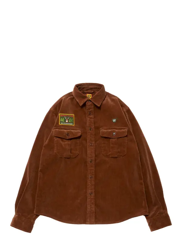 HUMAN MADE Corduroy Workshirt - Brown