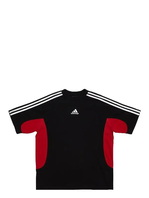 Balenciaga X Adidas Medium Fit T-shirt - Black Red