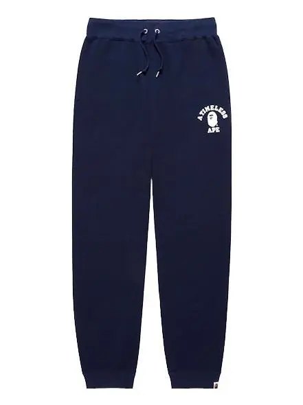 A BATHING APE X Jjjjound College Sweatpants - Navy Blue