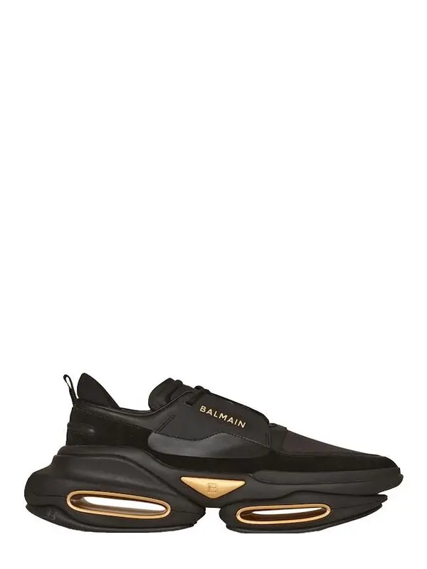 Balmain Bbold Low-top Sneakers - Black/gold
