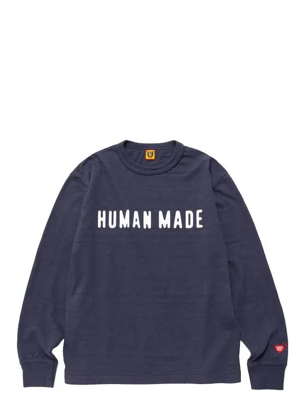 HUMAN MADE Classic Long Sleeve T-shirt - Navy Blue