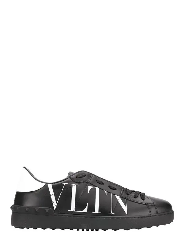 Valentino Garavani Garavani Open Vltn Logo Sneakers - Black White