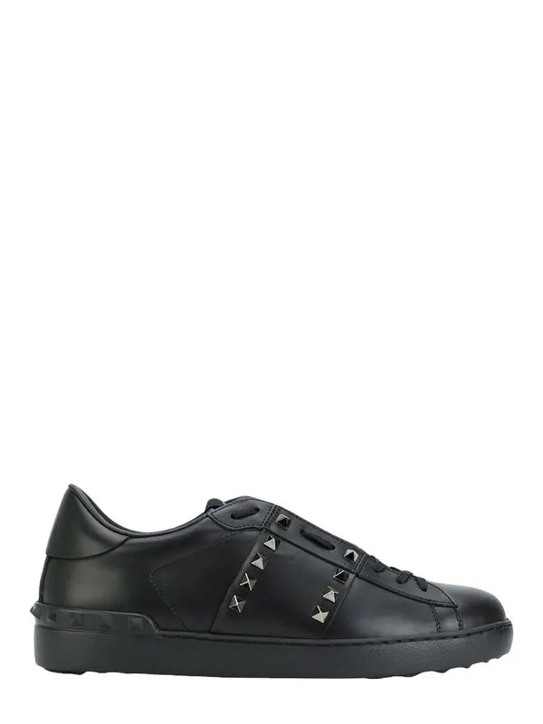 Valentino Garavani Rockstud Untitled Sneakers - Black/ruthenium/finish Stud