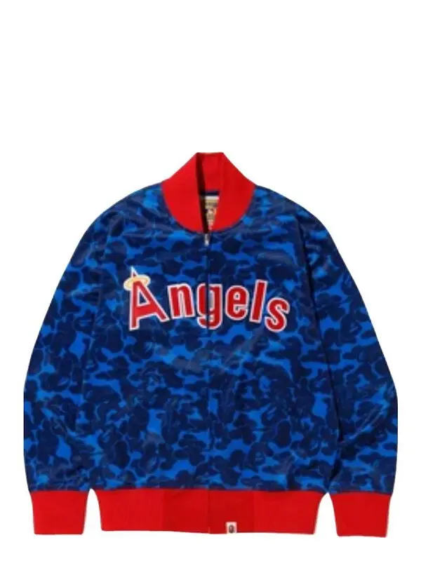 BAPE X Mitchell & Ness Angels Jacket - Blue