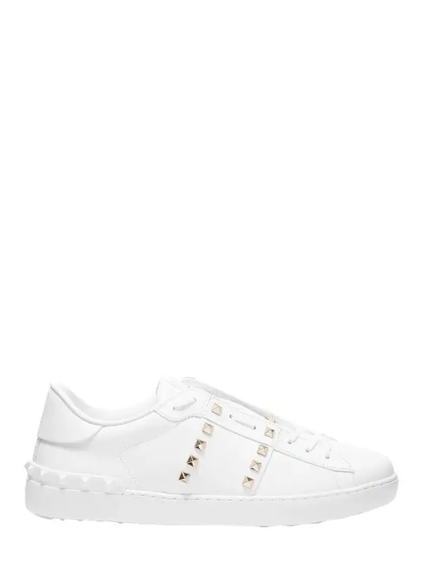Valentino Garavani Rockstud Untitled Sneakers - White/gold