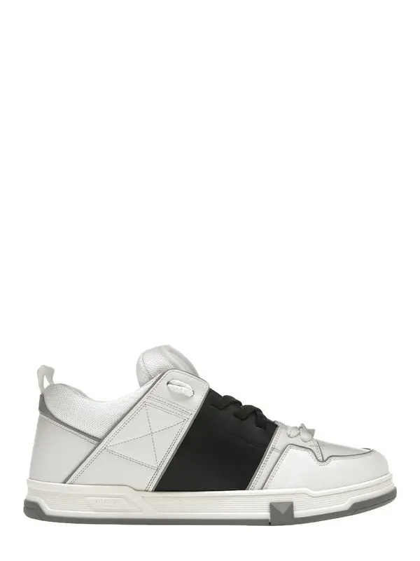 Valentino Garavani Open Skate Sneakers - White/black/grey