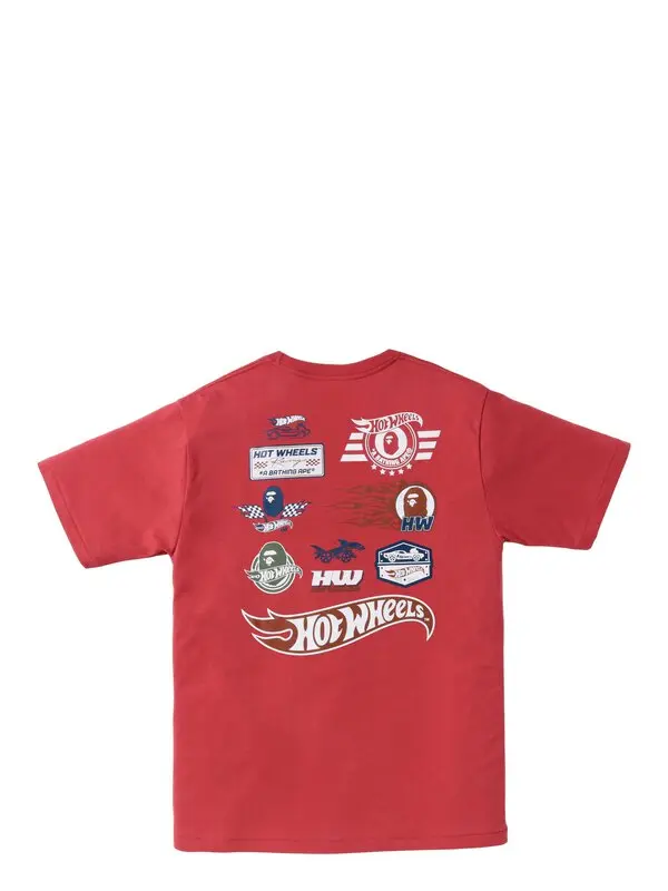 A BATHING APE X Hot Wheels Icon Exclusive Tee Shirt - Red