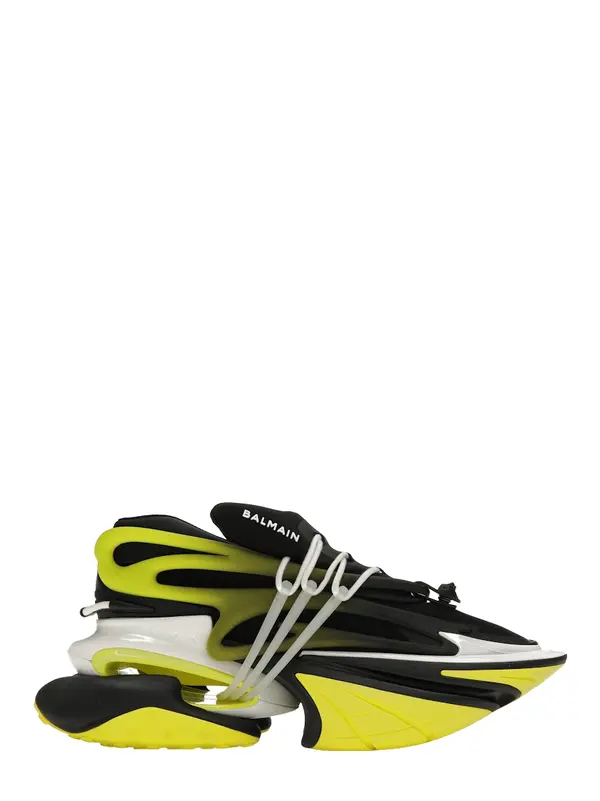 Balmain Unicorn Low-top Sneakers - Black/yellow