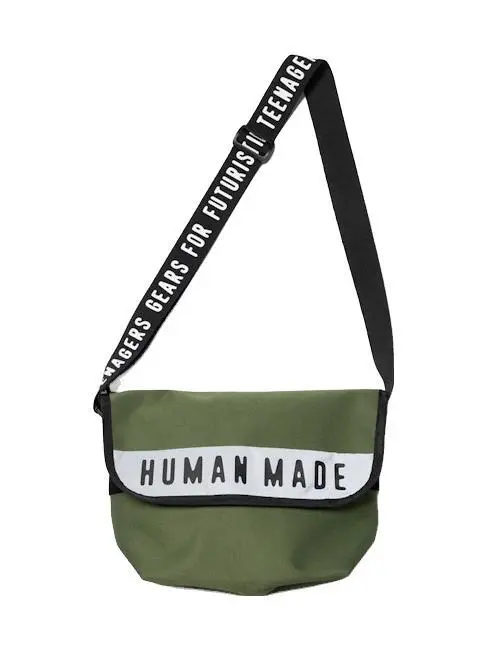 HUMAN MADE Medium Messenger Bag - Olivedrab Green