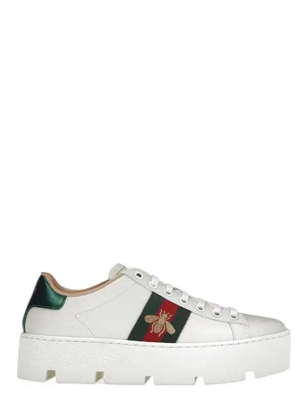 Gucci Ace Platform Sneakers - White