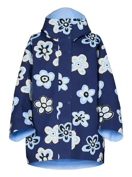 Uniqlo X Marni Block Tech Half Coat - Flower