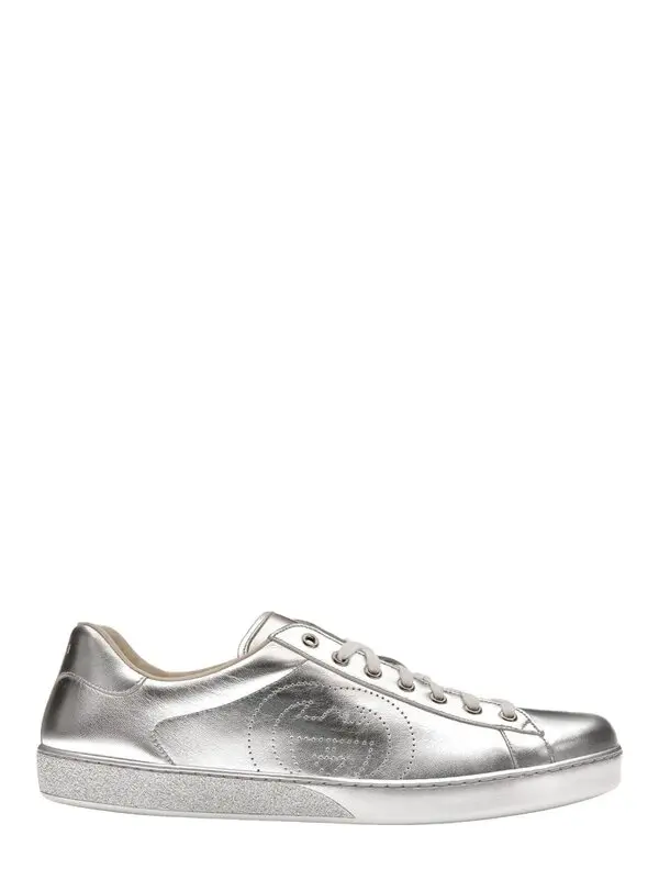 Gucci Ace Metallic Sneakers - Silver