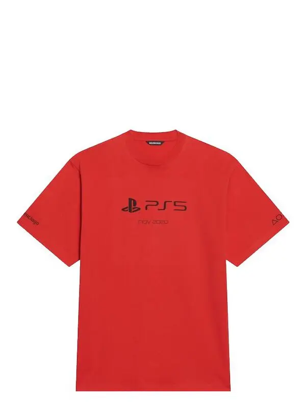 Balenciaga X Playstation Boxy T-shirt - Red