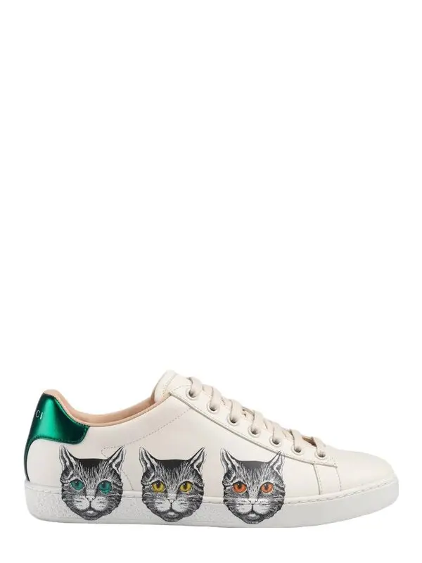 Gucci Ace Mystic Cat Shoes - White