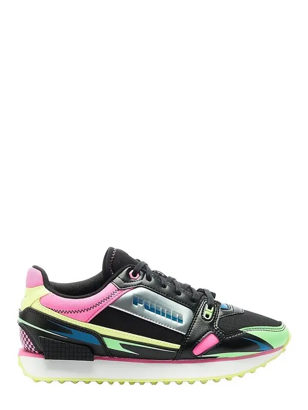 PUMA Mile Rider Sunny Getaway - Puma Black/electro Green/pink