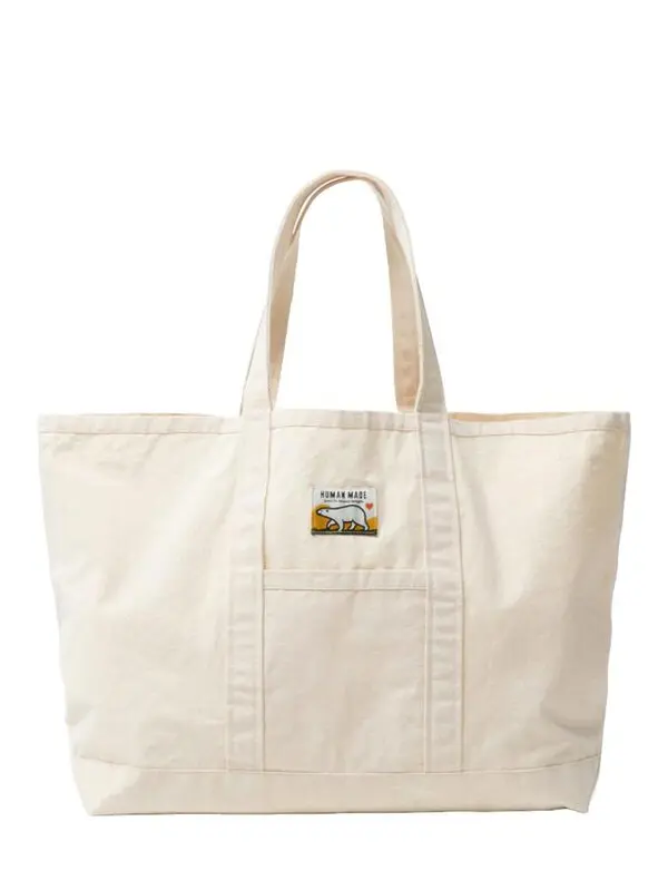 HUMAN MADE Grocery Tote Bag - Natural White