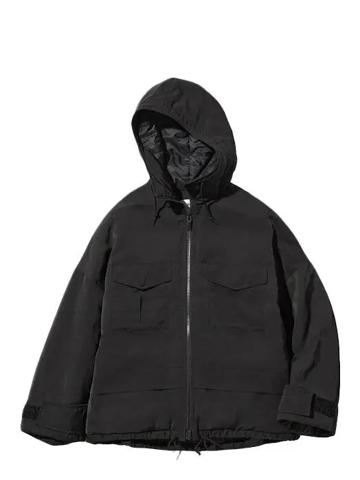 Uniqlo Hybrid Down Oversized Parka - Black
