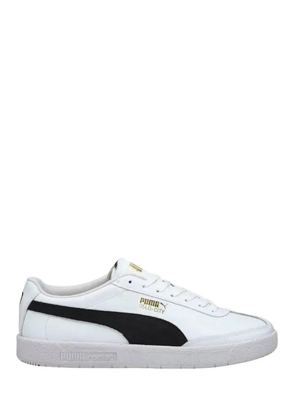 PUMA Oslo City Sneakers - White/black/gold