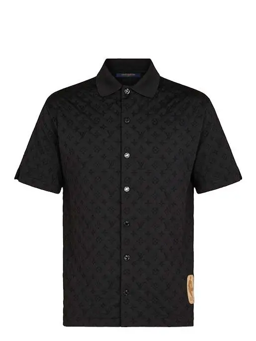 LOUIS VUITTON X Nba Monogram Buttoned Shirt - Black