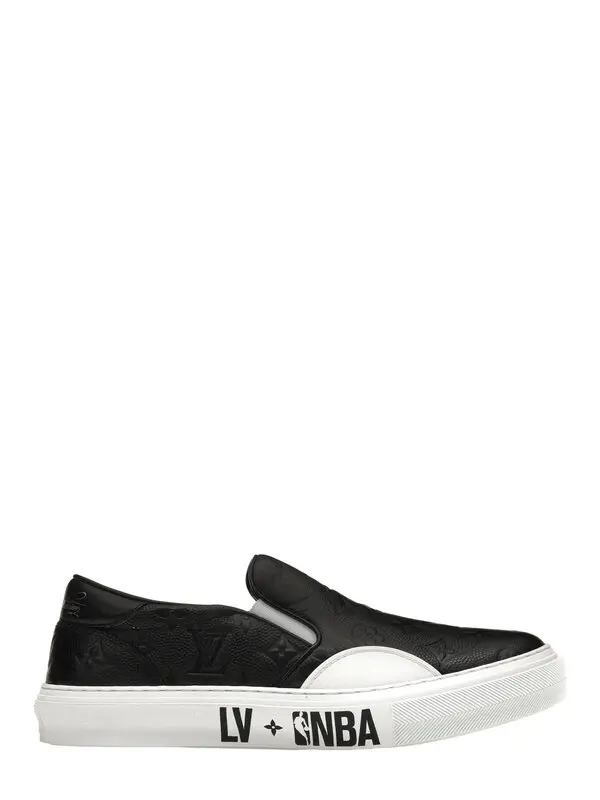 LOUIS VUITTON X Nba Ollie Slip-on Sneakers - Black/white