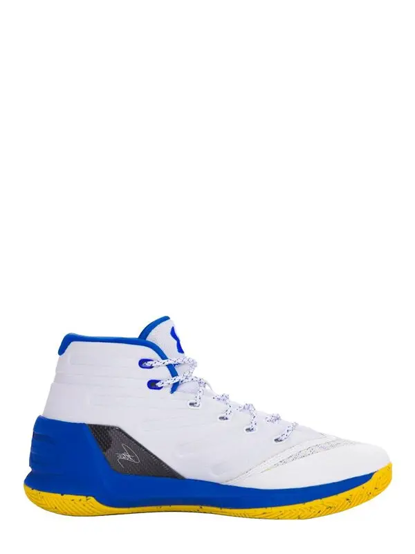 Under Armour Ua Curry 3 High-top Sneakers - White/ultra Blue