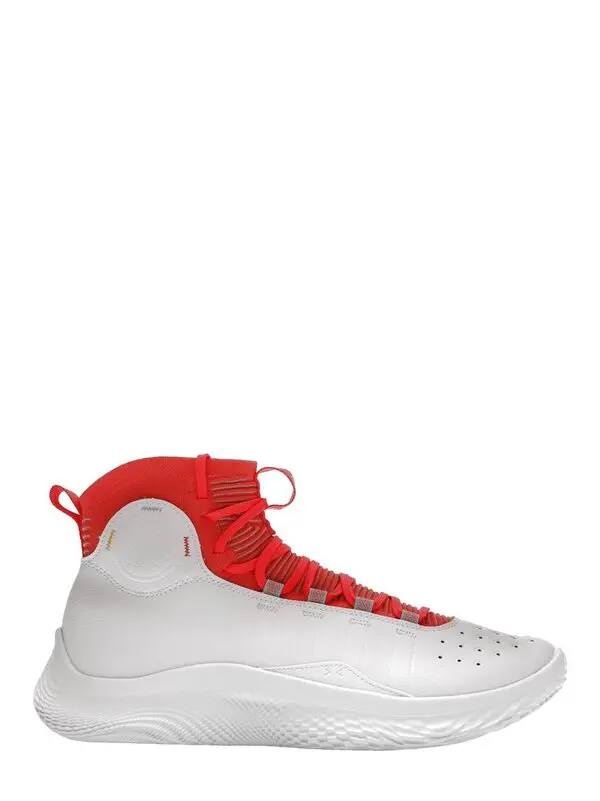 Under Armour Curry 4 Flotro Sneakers - White/red