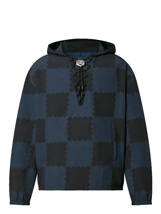 LOUIS VUITTON X Nigo Giant Damier Windbreaker - Dark Ocean