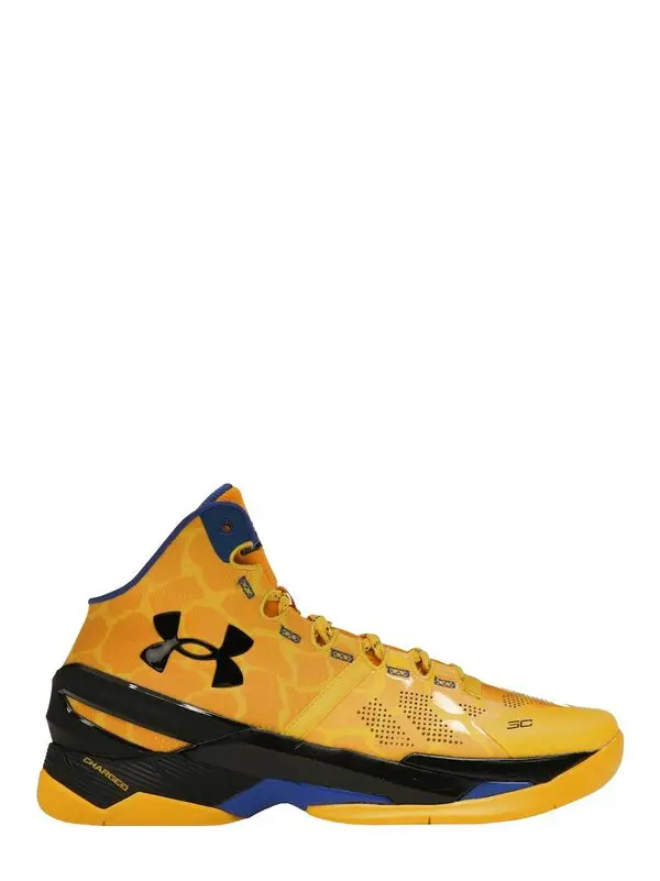 Under Armour Curry 2 Retro Double Bang Sneakers - Gold/yellow/blue
