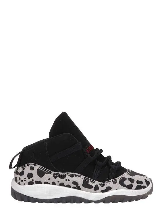 JORDAN 11 Retro Animal Instinct Toddler Sneakers - Black/red/sail