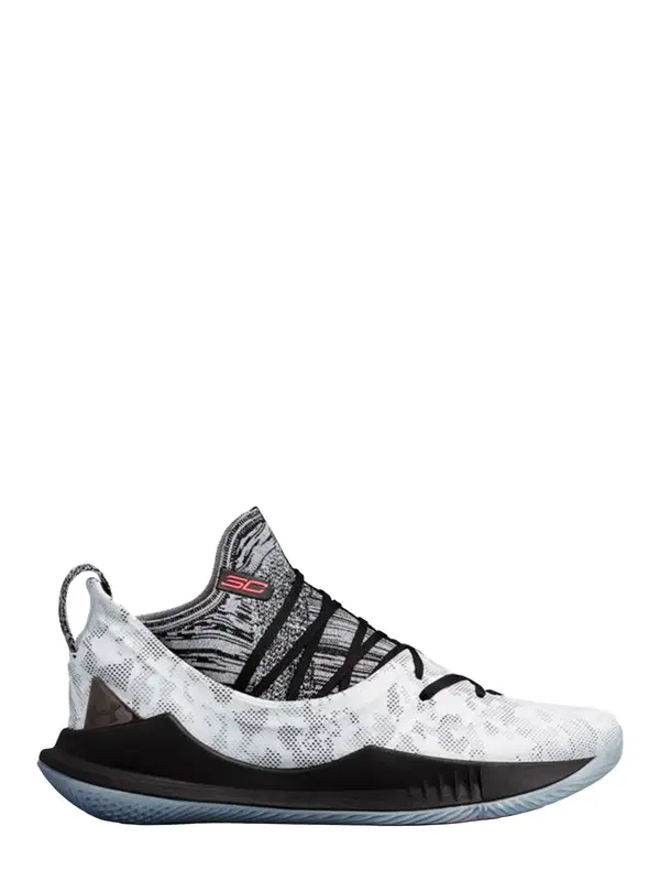 Under Armour Curry 5 Sneakers - White/black