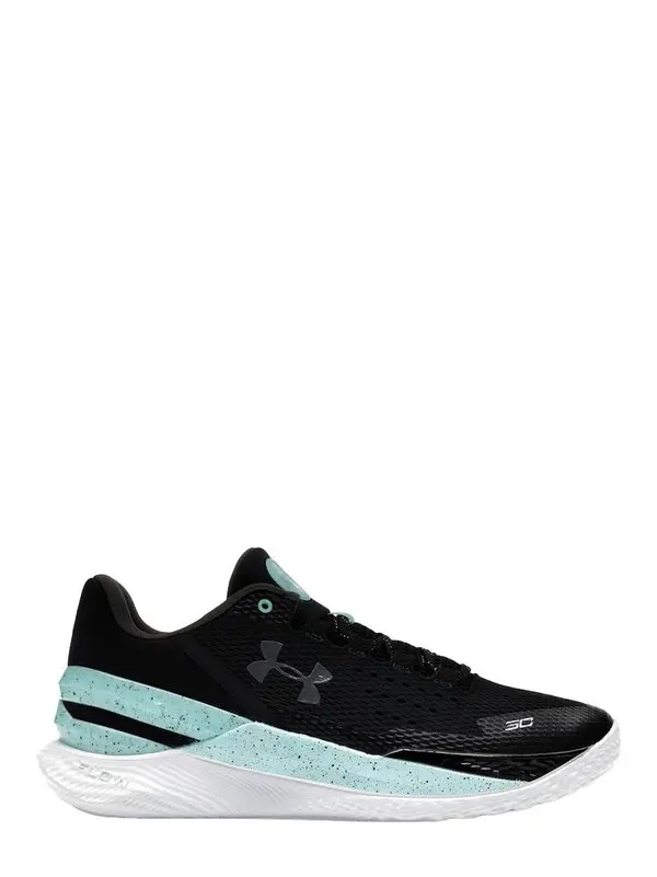 Under Armour Curry 2 Low Flotro Future Curry Sneakers - Black/neo Turquoise/jet Gray