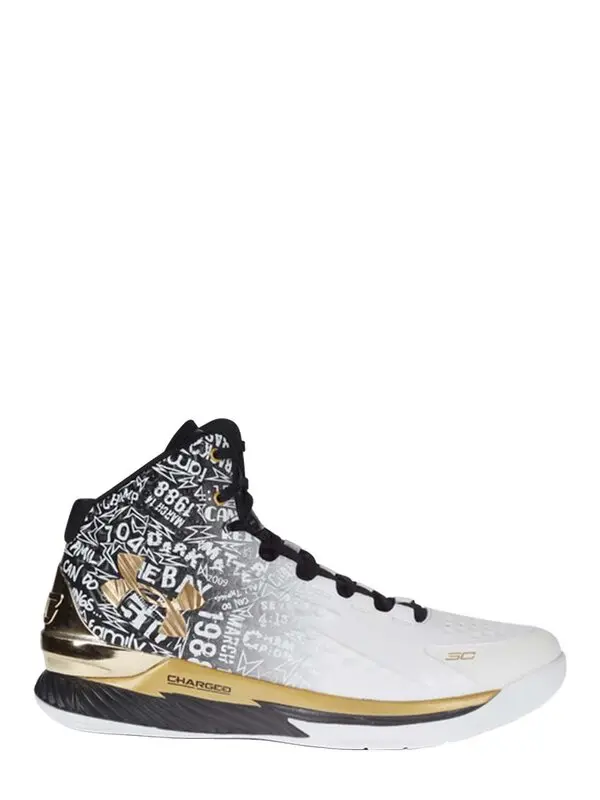 Under Armour Curry 1 Retro Mvp - Black/white/metallic Gold