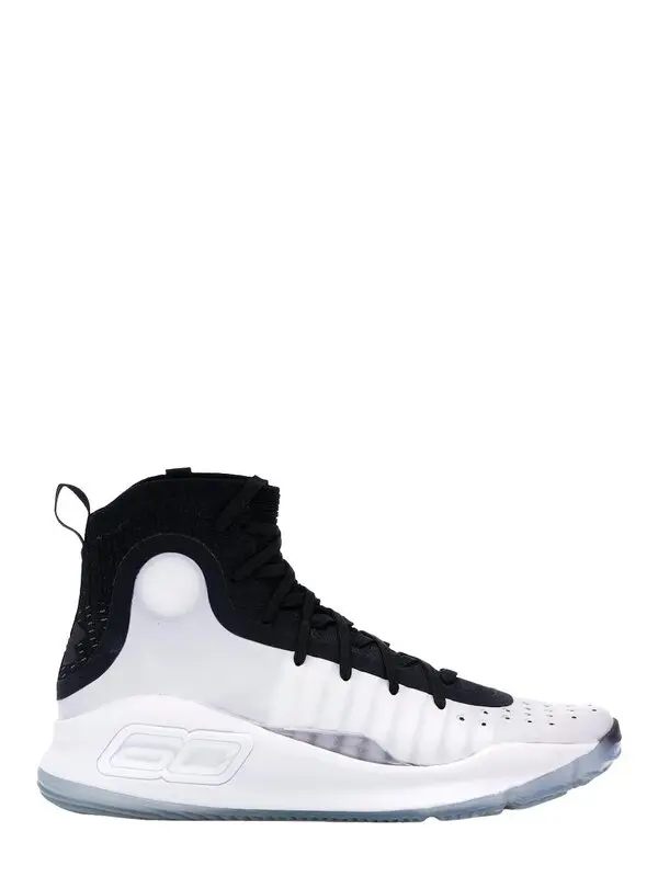 Under Armour Curry 4in Basketball Sneaker - White/black