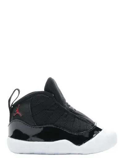 JORDAN 11 Crib Bootie 7210 - Black/varsity Red/white