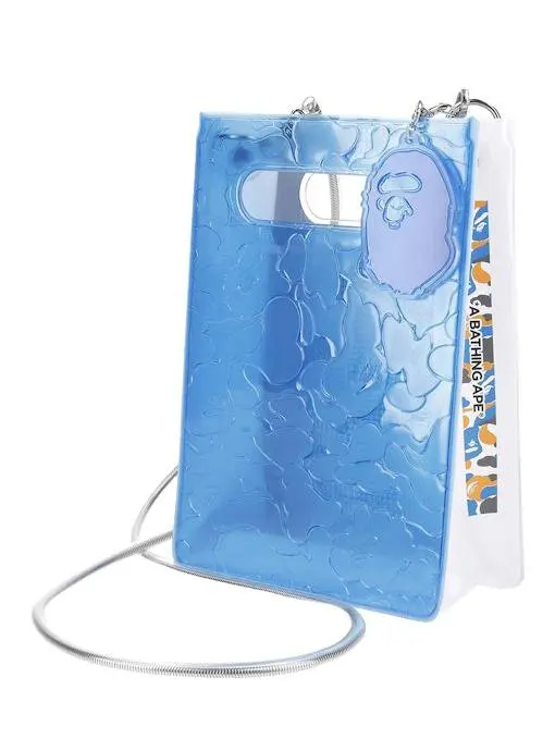 A BATHING APE X Nananana A5 Vertical Bag - Blue Maebashi Store Exclusive