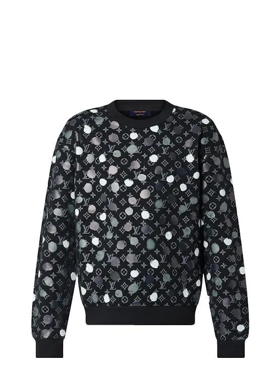 LOUIS VUITTON X Yayoi Kusama Infinity Dots Sweatshirt - Black