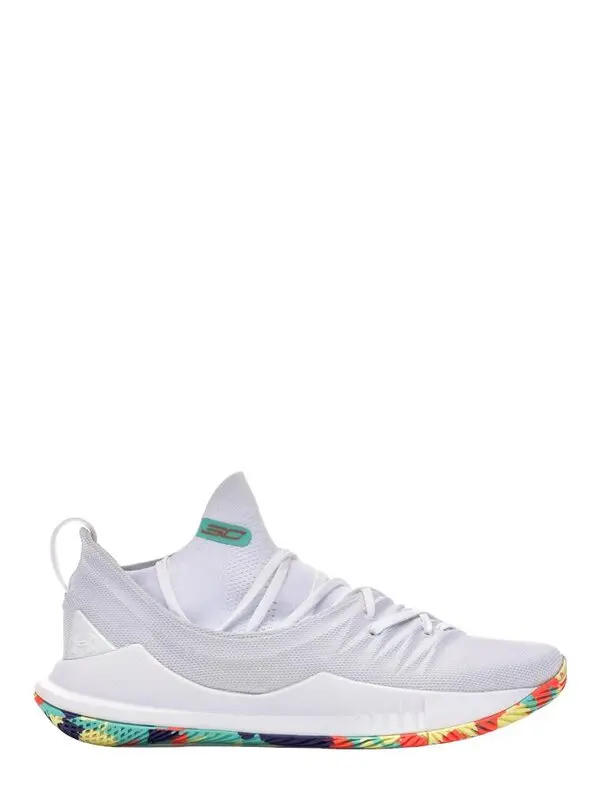 Under Armour Curry 5 Confetti Sneakers - White