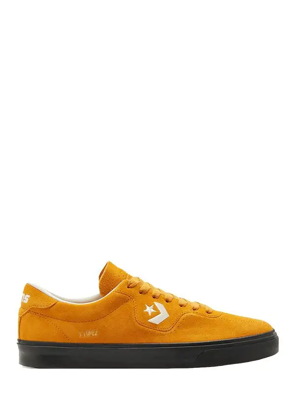 CONVERSE Louie Lopez Pro Classic Suede Sneakers - Saffron Yellow/white/black