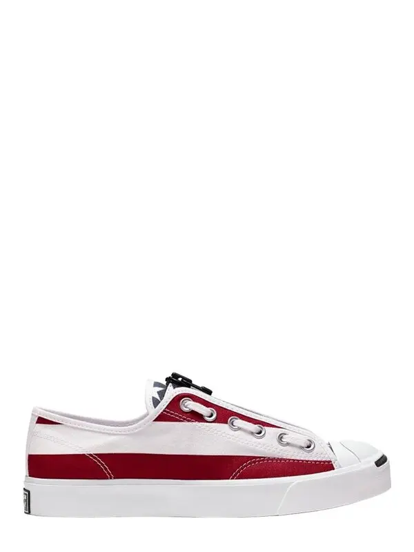 CONVERSE Jack Purcell Zip Ox Takahiromiyashita Thesoloist Sneakers - White/garnet/mood Indigo