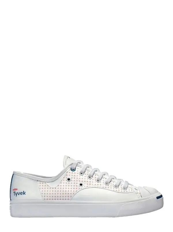 CONVERSE Jack Purcell Rally Low Tyvekin Sneakers - White/princess Blue