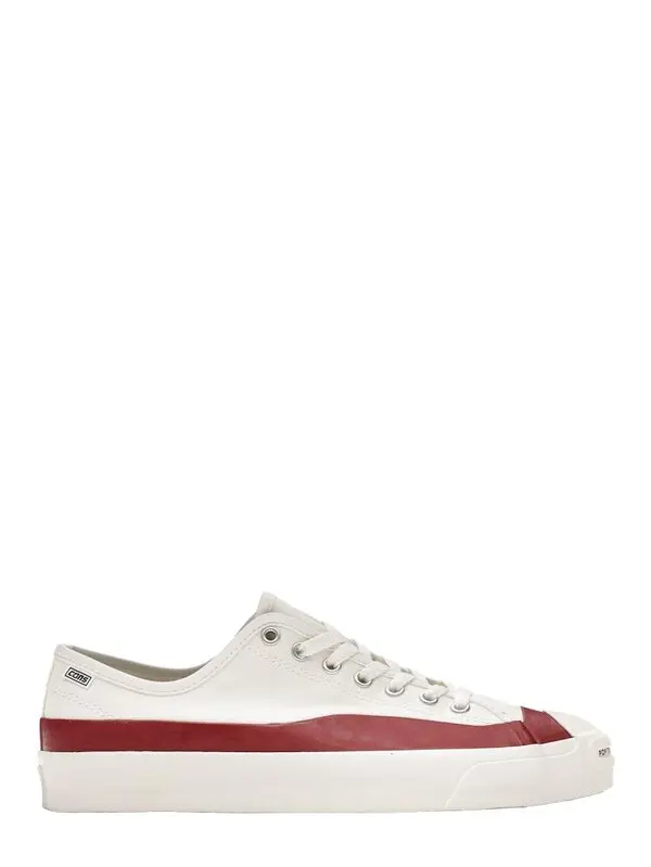 CONVERSE Jack Purcell Pro Ox Pop Trading Company Sneakers - Egret/red Dahlia