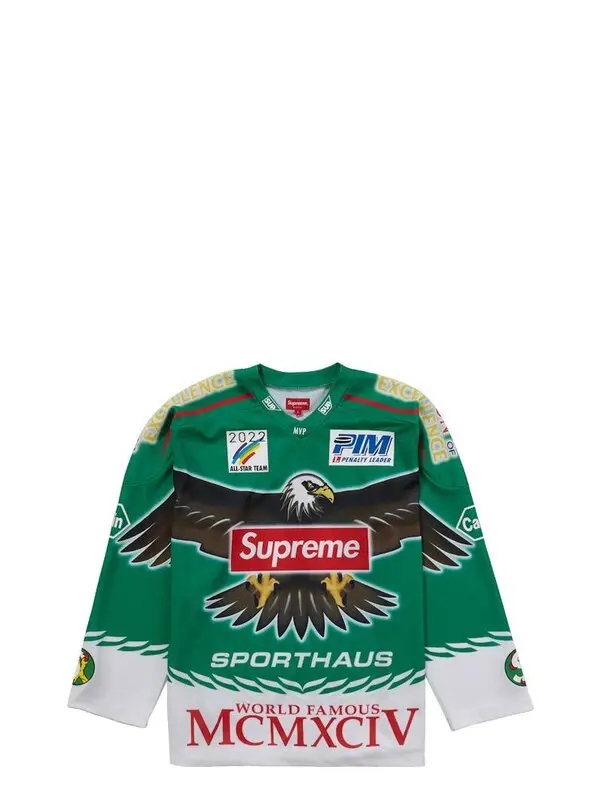 Supreme Eagle Moto Jersey - Green