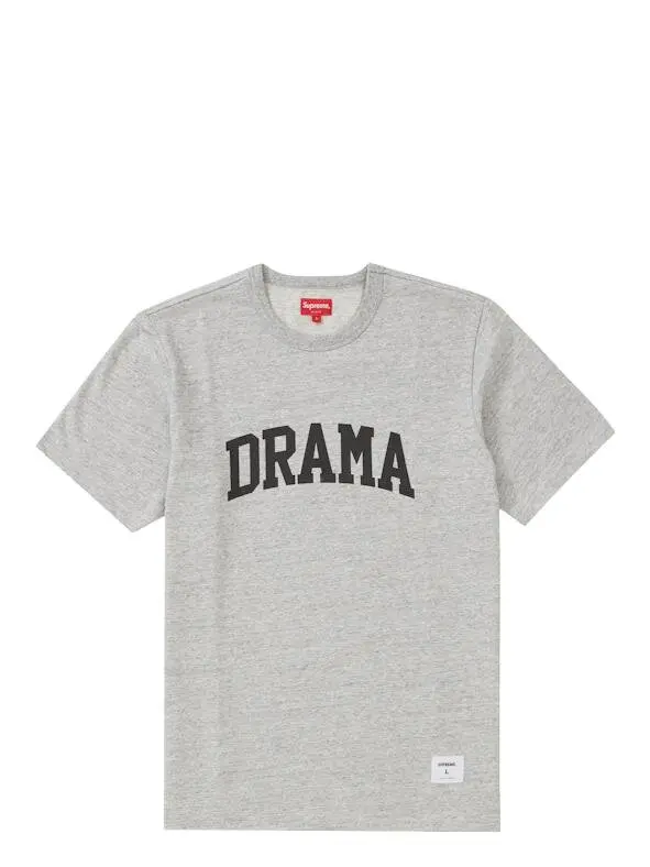 Supreme Drama Short Sleeve Top - Heather Grey