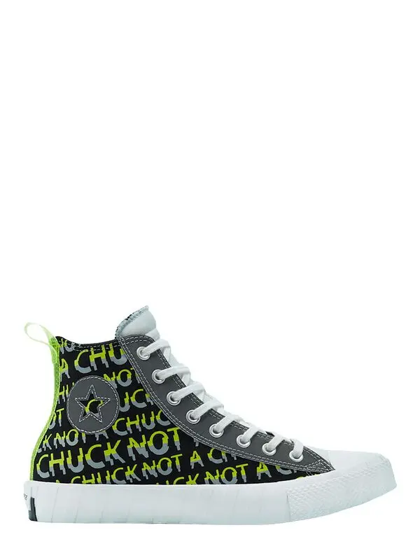 CONVERSE Hi-vis High-top Sneakers - Black/ash Stone/lemon Venom