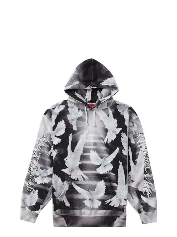 Supreme Doves Hooded Sweatshirt - Black
