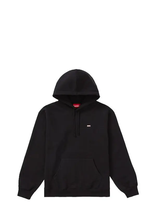 Supreme Enamel Small Box Hooded Sweatshirt - Black