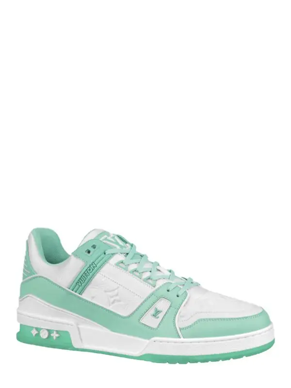 LOUIS VUITTON Trainer Sneakers - Green/white